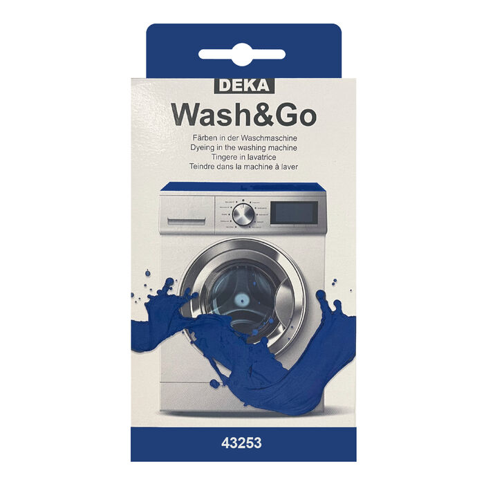 NEU DEKA Waschmaschinenfarbe Wash & Go für 500g Stoff - Verschiedene ...