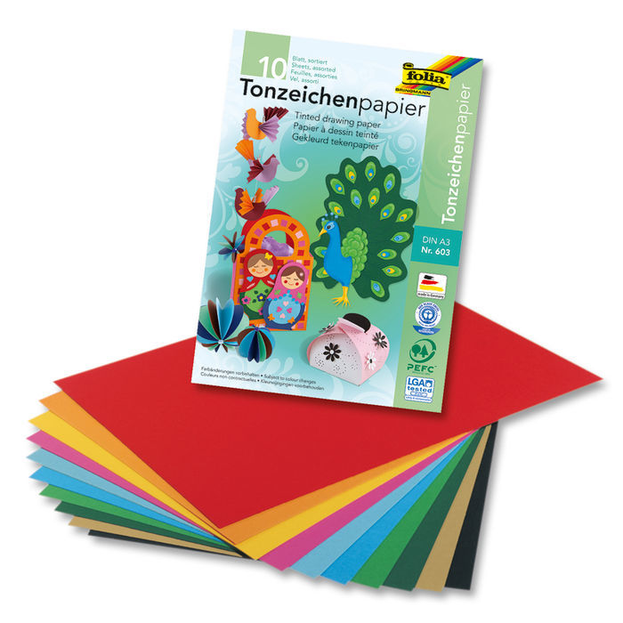 Tonpapier 130 g/qm, Sparpacks / Großpacks - Verschiedene Ausführungen ...