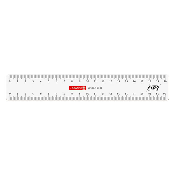 NEU Lineal Flexi glasklar aus PVC - Verschiedene Längen - Schreibwaren ...