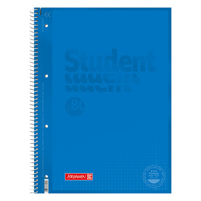 NEU College-Block DIN A4 Lineatur 28, kariert - Verschiedene Farben ...